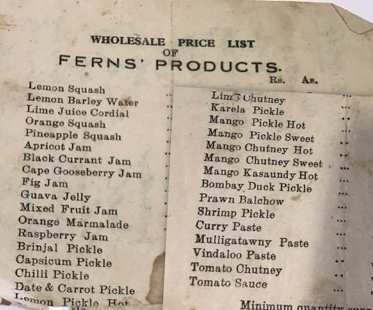 The Ferns' Food Story – Ferns Food